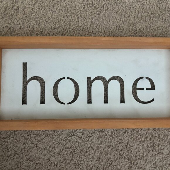 Other | 3100 Home Sign Shadow Box 13x6 | Poshmark